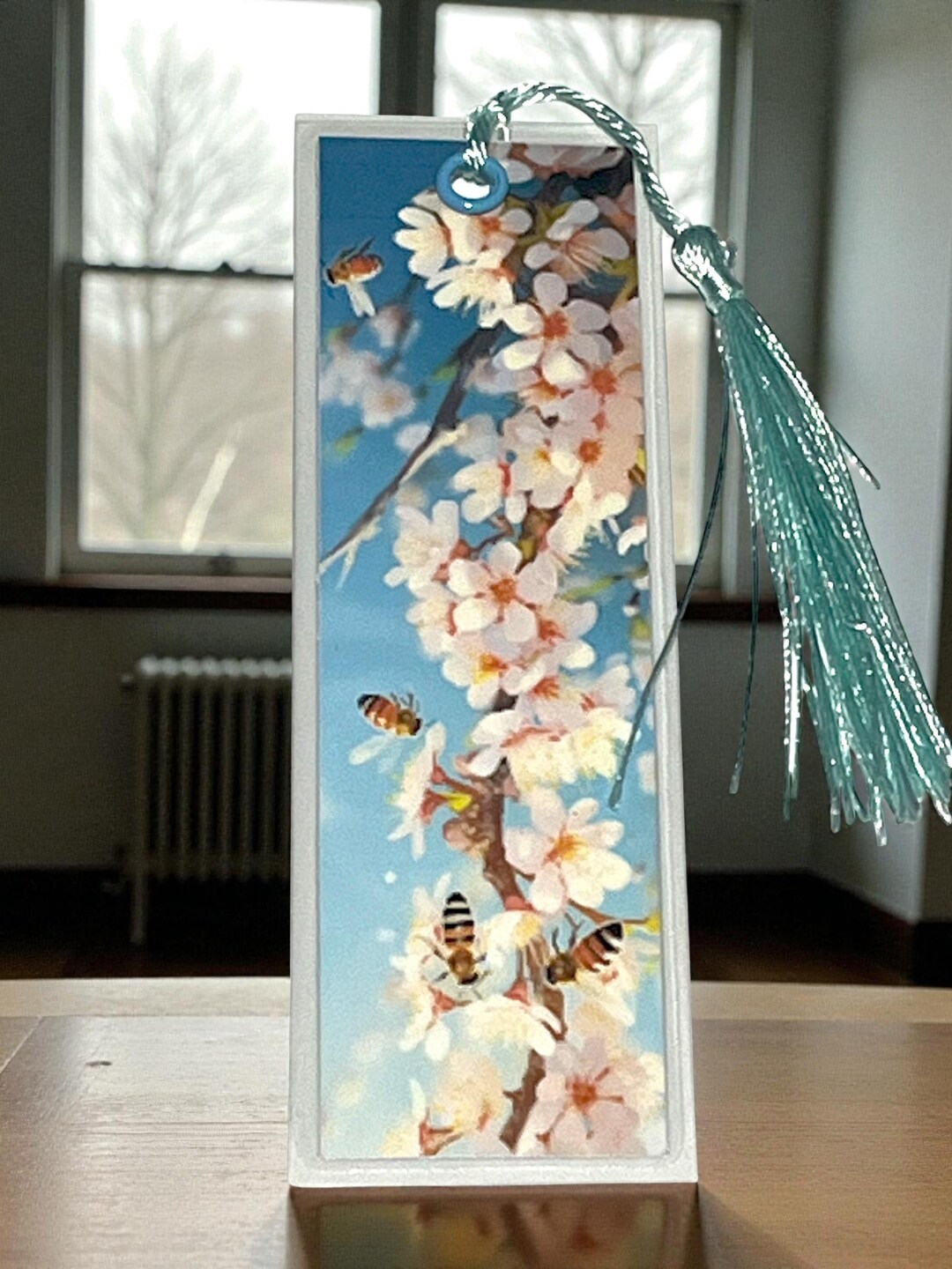Bee Magnolia, Solider Image Bookmark Laminating With Tassel for Reading ...