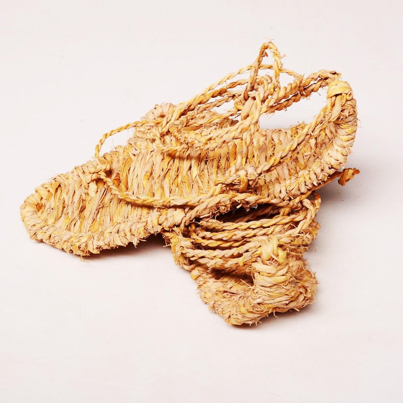 Straw Sandals - Etsy