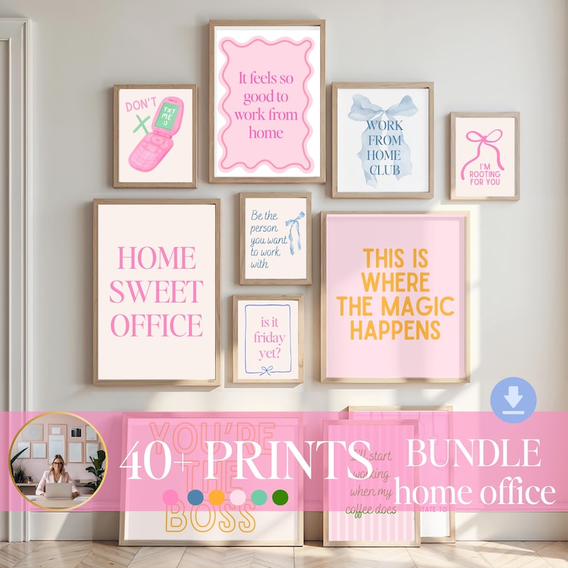 Preppy Office Decor - Etsy