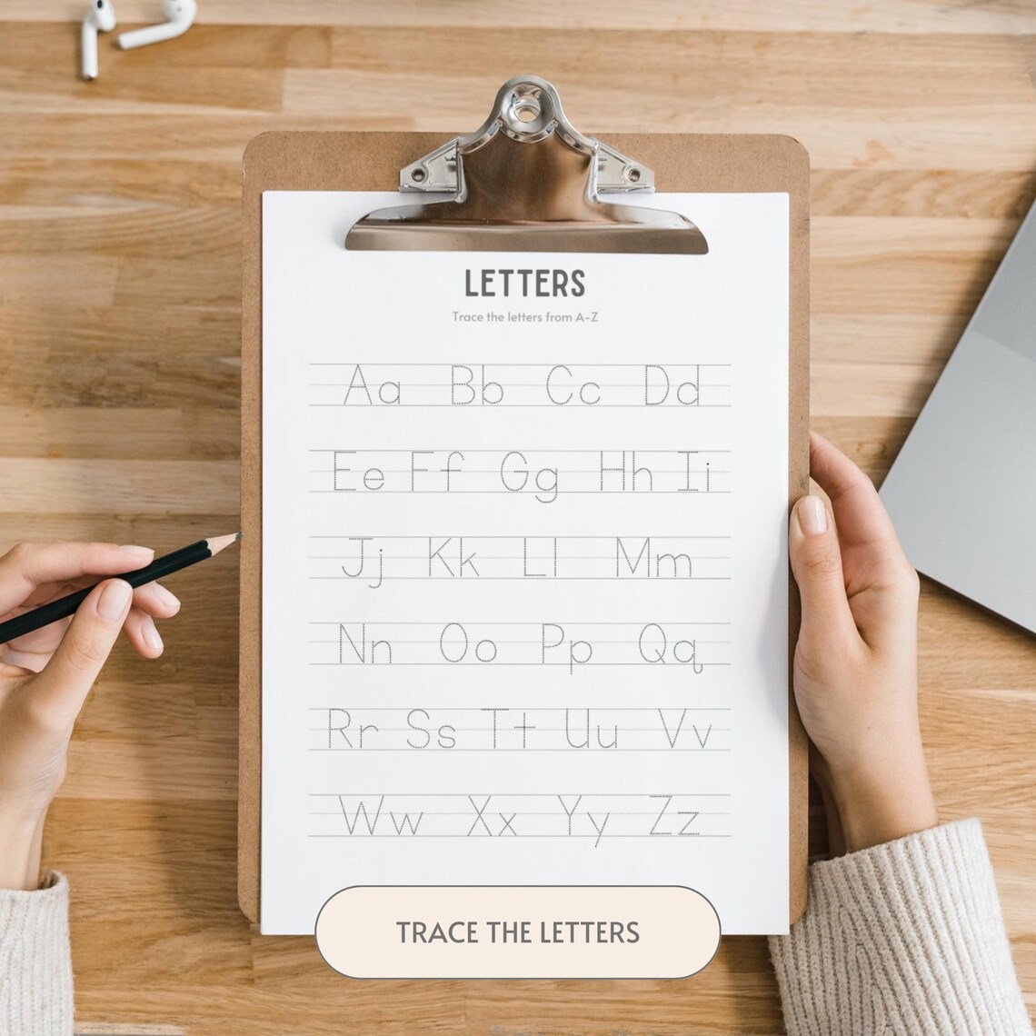 Alphabet Tracing, Numbers Letters Tracing Worksheet, Educational ...
