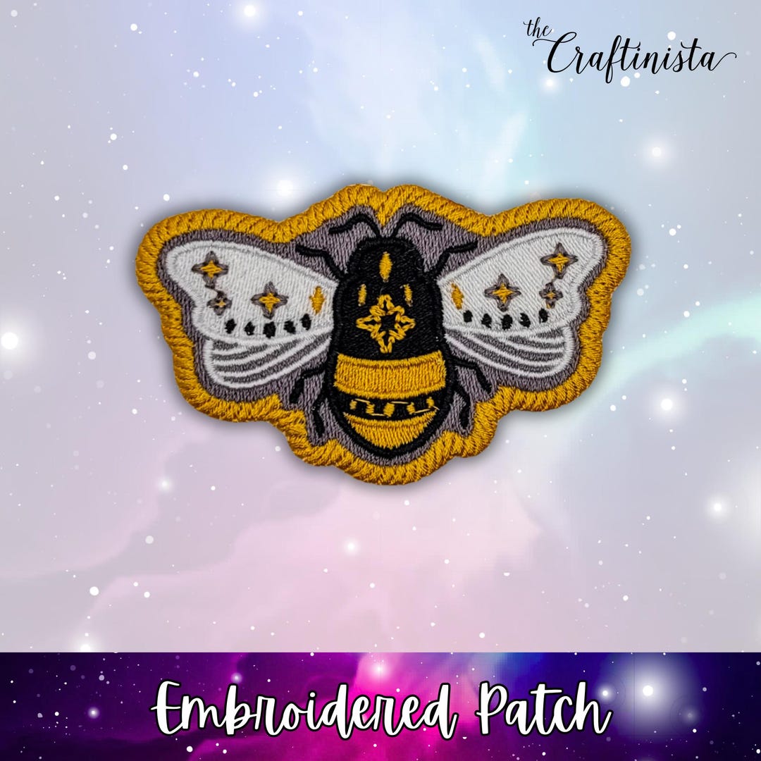 Celestial Bee Patch, Insect Patch, Outdoor Lovers Badge, Hiking Patch ...