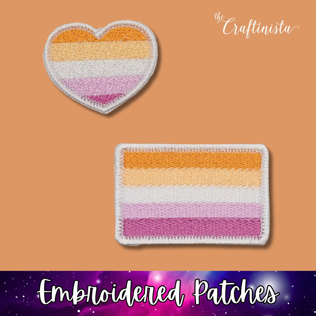 Lesbian Pride Patch, Lesbian Pride Patch, Gifts for Pride, Pride Gift ...