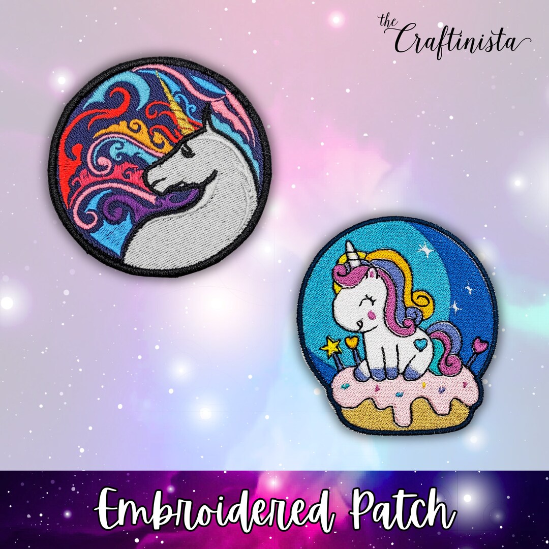 Unicorn Patch, Rainbow Patch, Iron on Unicorn, Girls Patch, Rainbow ...