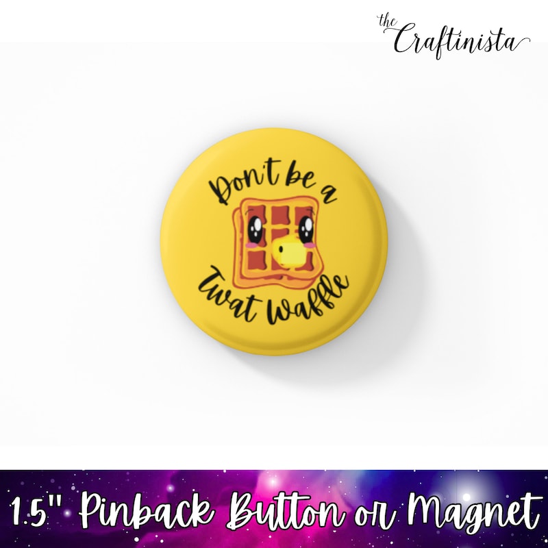 Waffle Pin - Etsy