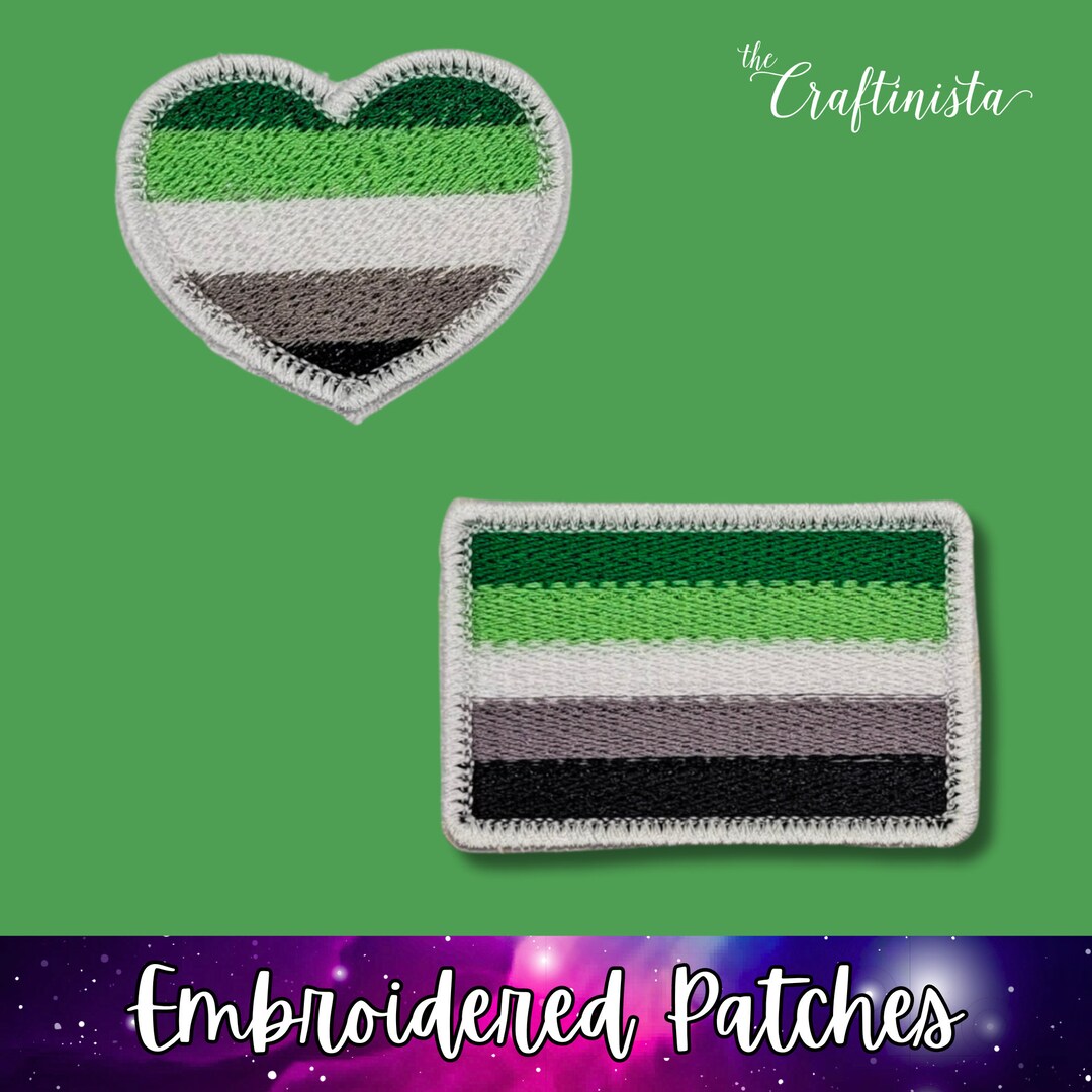 Aromantic Pride Patch, Aromantic Patch, Gifts for Pride, Aromantic ...
