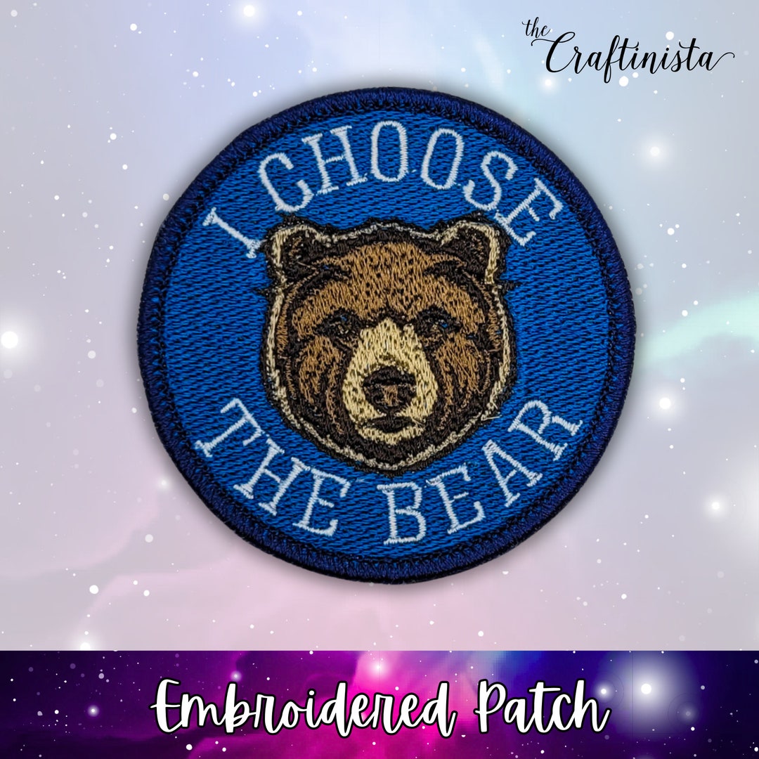 I Choose the Bear Patch, Team Bear Accessories, Feminist Patch, Snarky ...