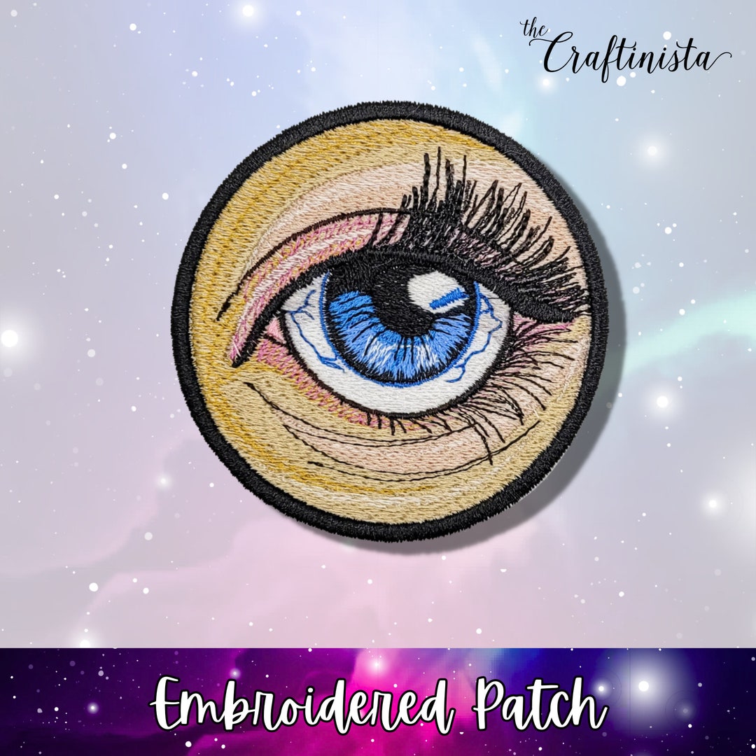 Eyeball Patch, Realistic Eye Art, Eye Badge, Art Patches, Evil Eye Patch, Goth Gift, Fun Patches ...