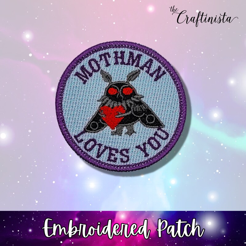 Mothman Patch - Etsy