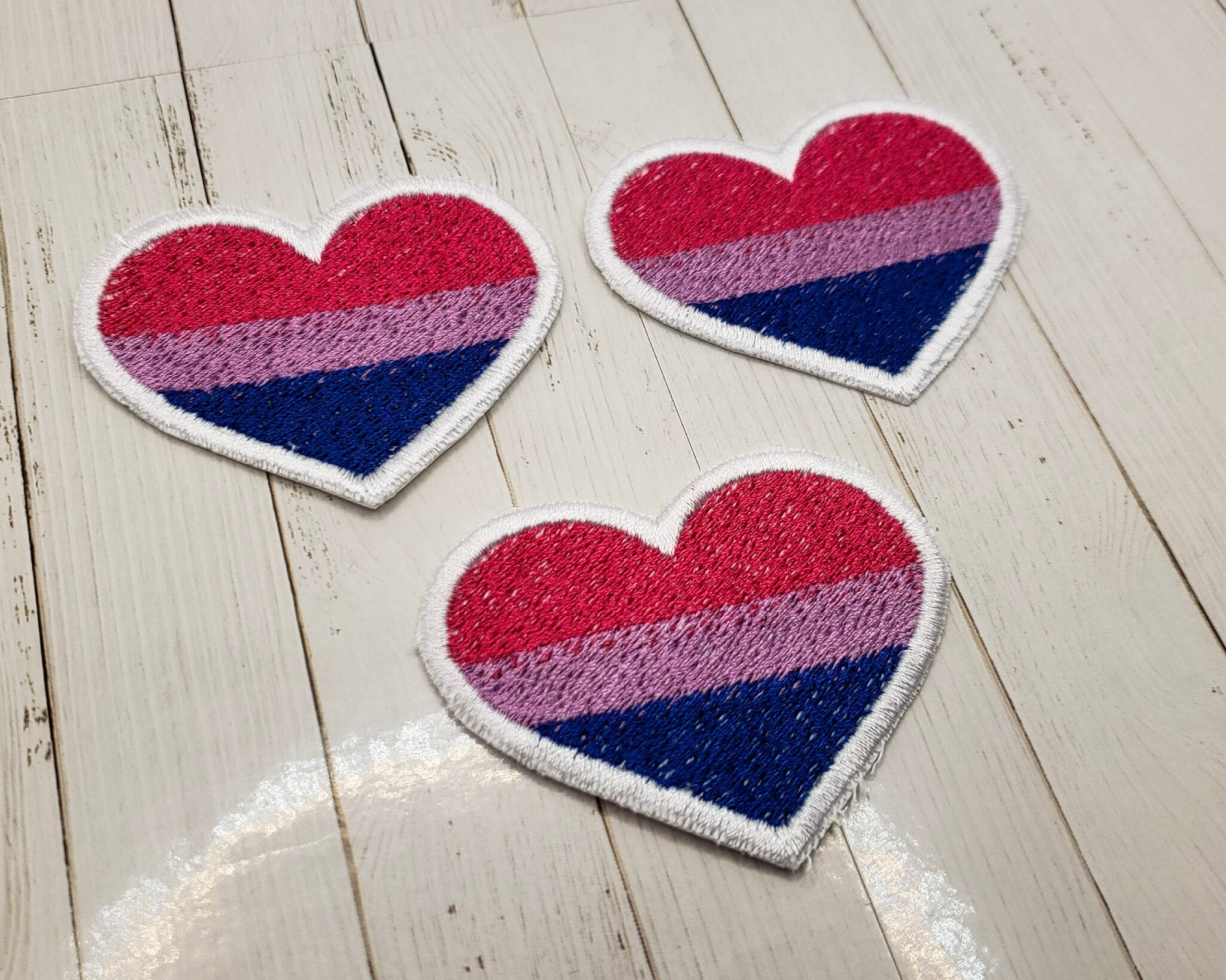 Bisexual Pride Heart Patch Bisexual Pride Patch LGTBQ Gift - Etsy UK