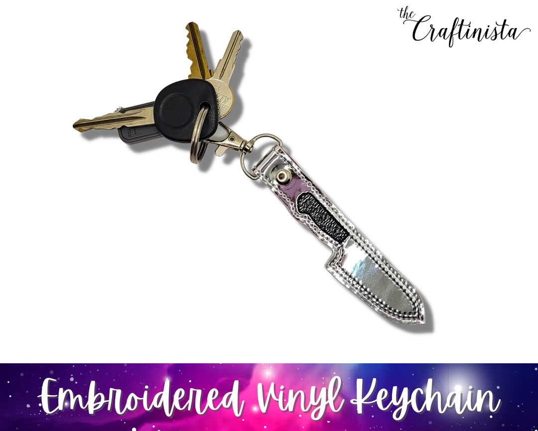 Chefs Knife Vinyl Keychain, True Crime Keychain, True Crime Gift, Key ...