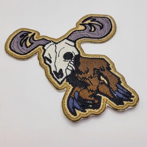 Wendigo Embroidered Patch, Cryptid Badge, Cryptid Gift, Cryptozoology Patch, Folklore Patch ...