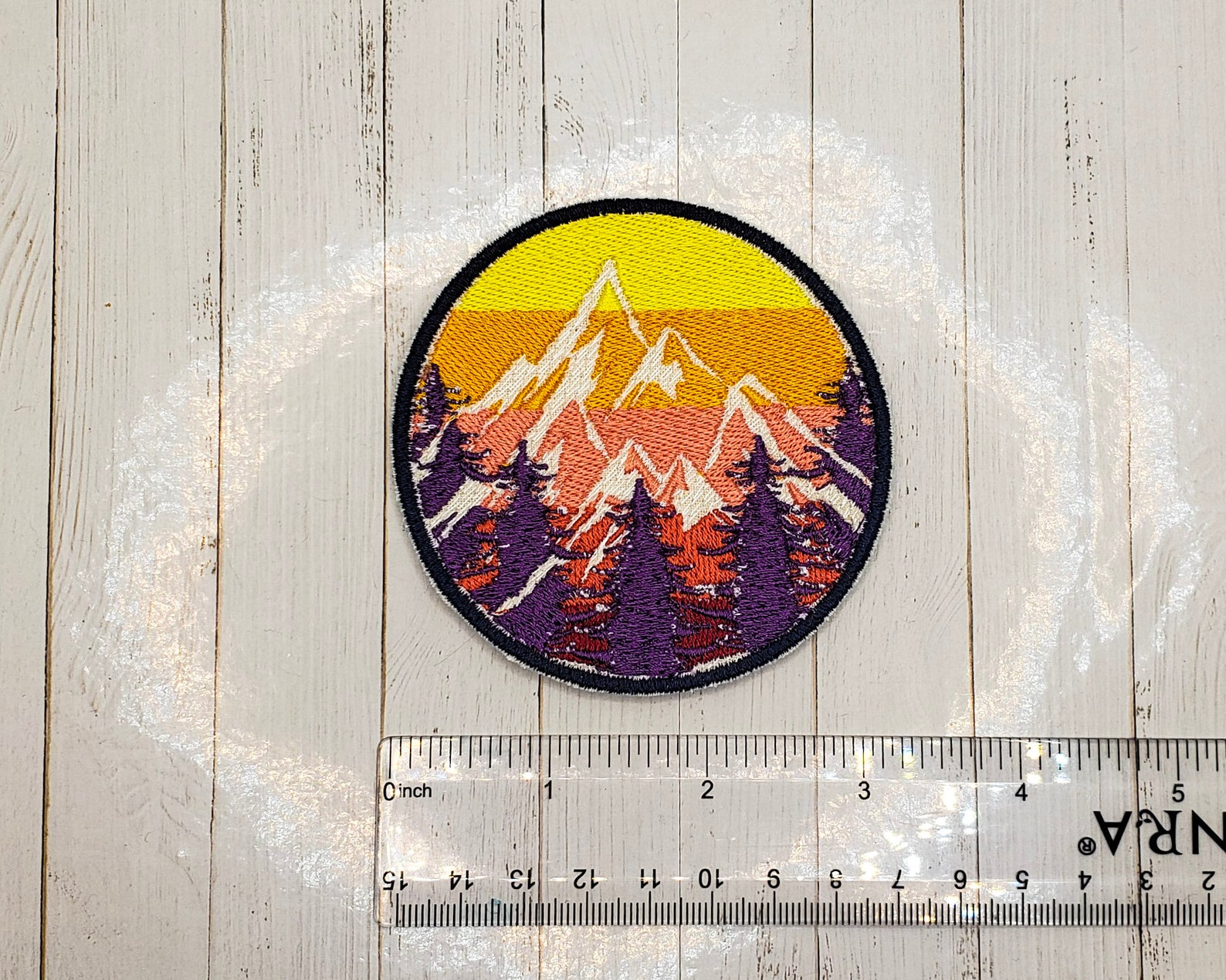 Mountain Patch Skyline Patch Outdoors Patch Gift for | Etsy