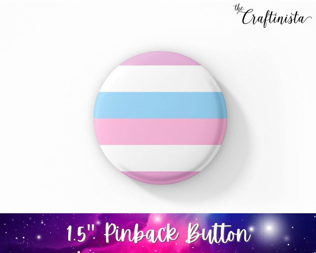 Bigender Flag Button, Bigender Pronoun Pin, Intersectional Button ...