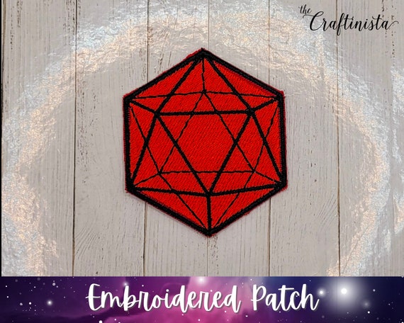 D20 Patch DND Dice Patch Retro Patch DND Gifts Geeky - Etsy