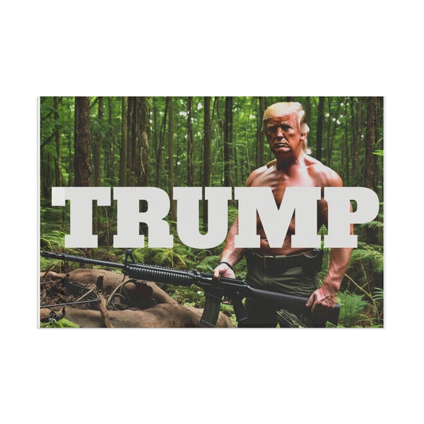 Trump Rambo Flag - Etsy