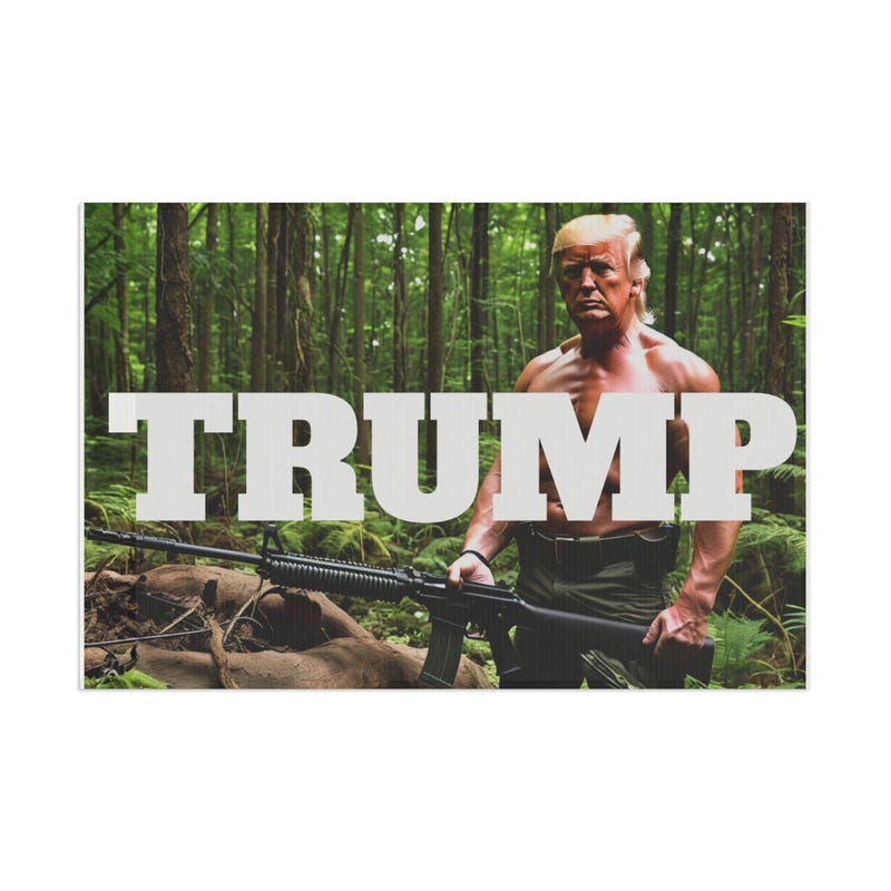 Trump Rambo Flag - Etsy