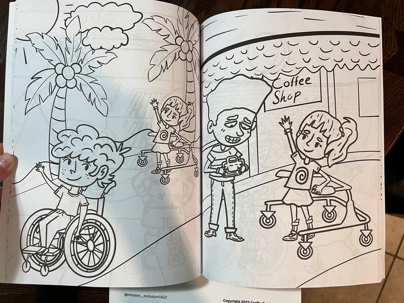 Mission: Inclusion Coloring Book - Etsy