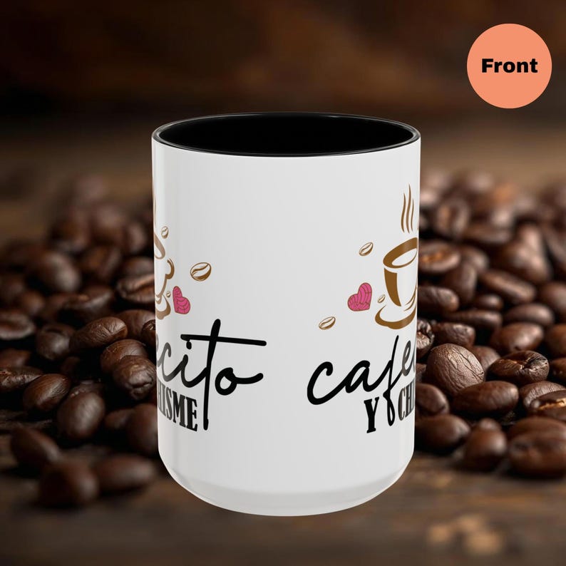 Cafecito Y Chisme Coffee Mug, Funny Spanish Mug, Latina Gift (15oz) - Etsy
