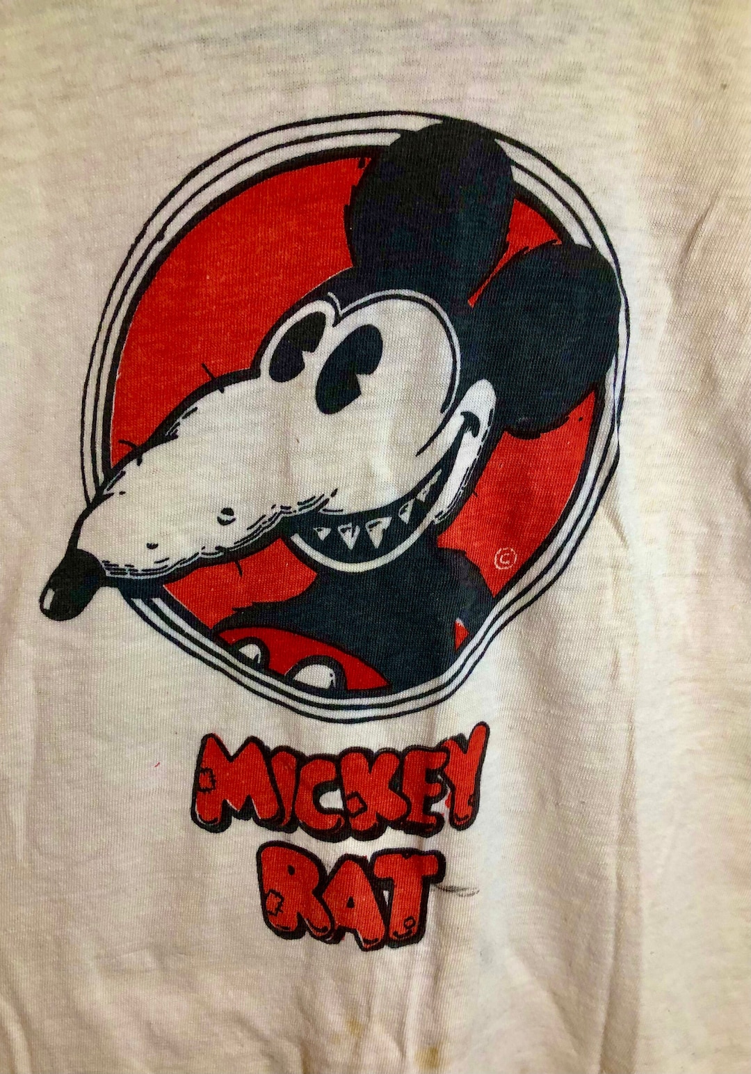 Mickey Rat-1970's Vintage ORIGINAL T-shirt! Underground Comix Style ...