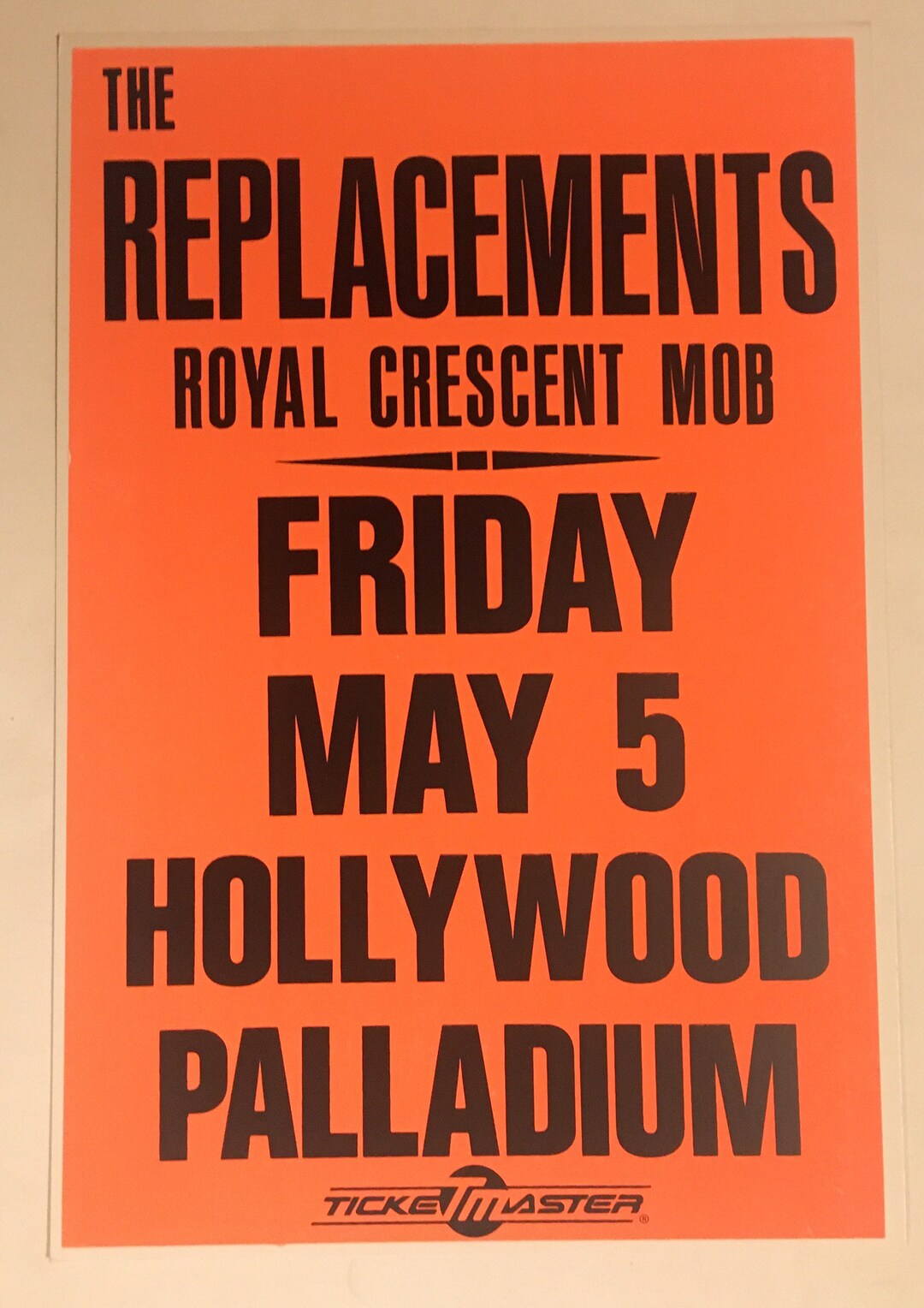 The Replacements-1988 L.A. Concert Poster-15x2 Boxing - Etsy