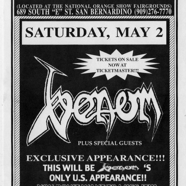 1998 Concert Poster - Etsy