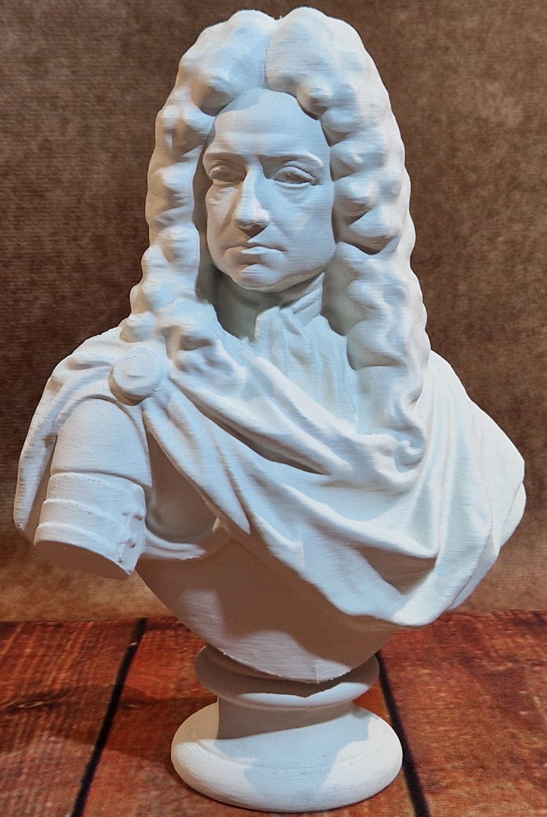 Bust of King William III, "king Billy" Prince of Orange, 3D Printed ...