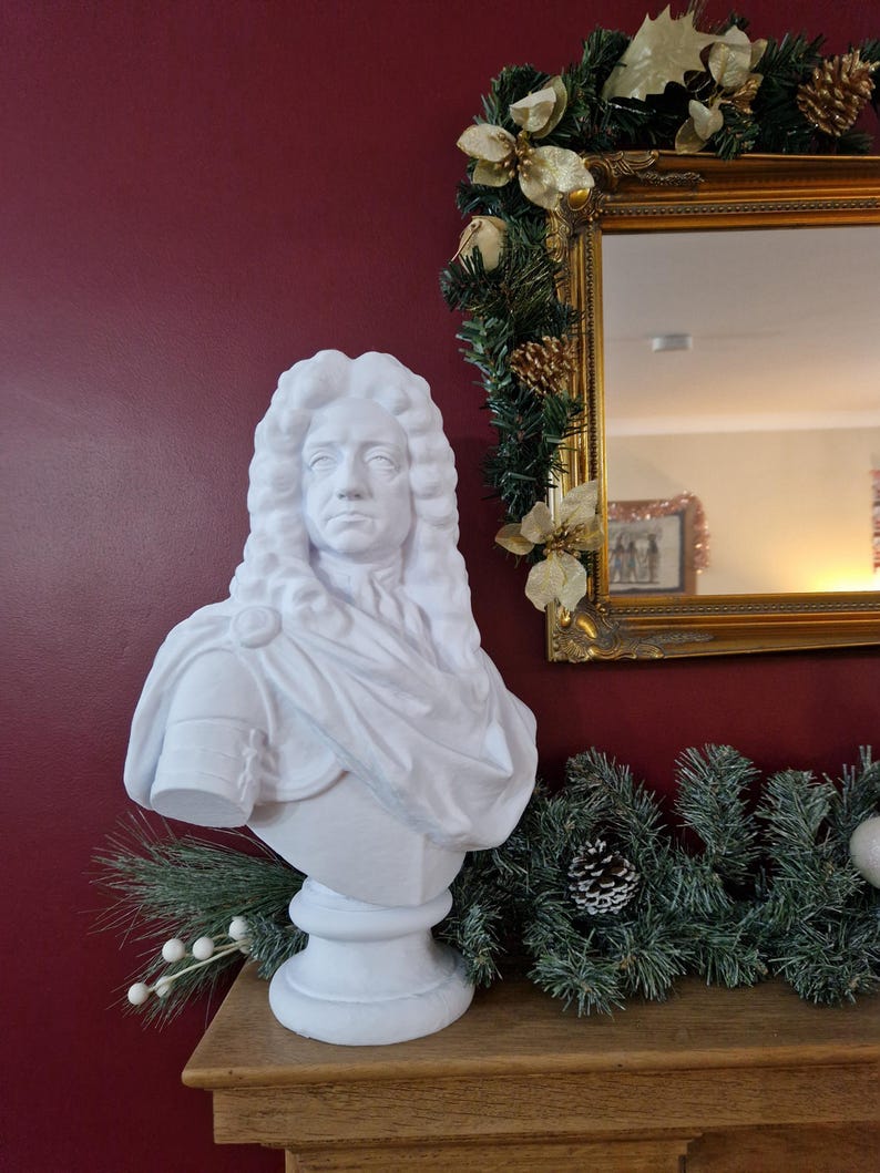 Bust of King William III, "king Billy" Prince of Orange, 3D Printed ...