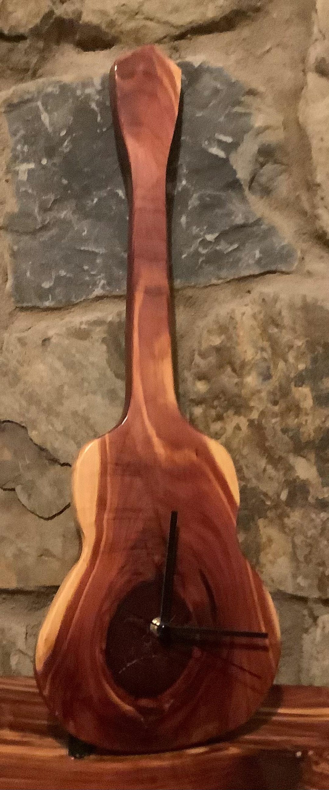 Beautiful Handcrafted Cedar Guitar Clock - Etsy