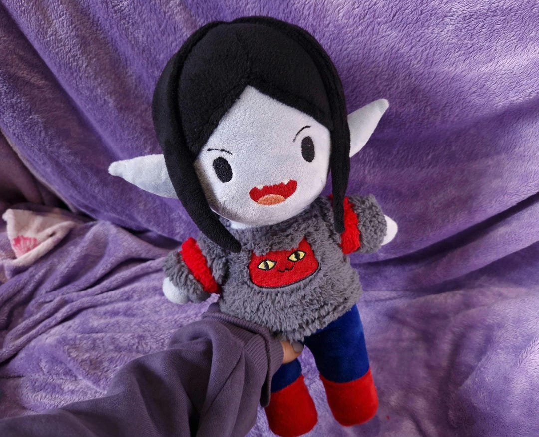 Marceline Adventure Time Chibi Plush Doll Handmade 40cm - Etsy UK