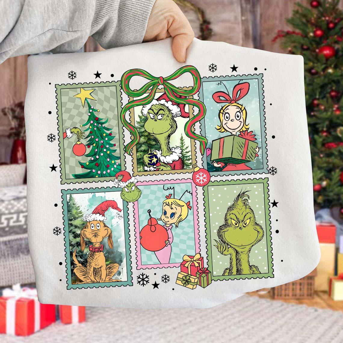 Retro Grinch Christmas Movie PNG, Grinchmas Vintage Green Guy ...