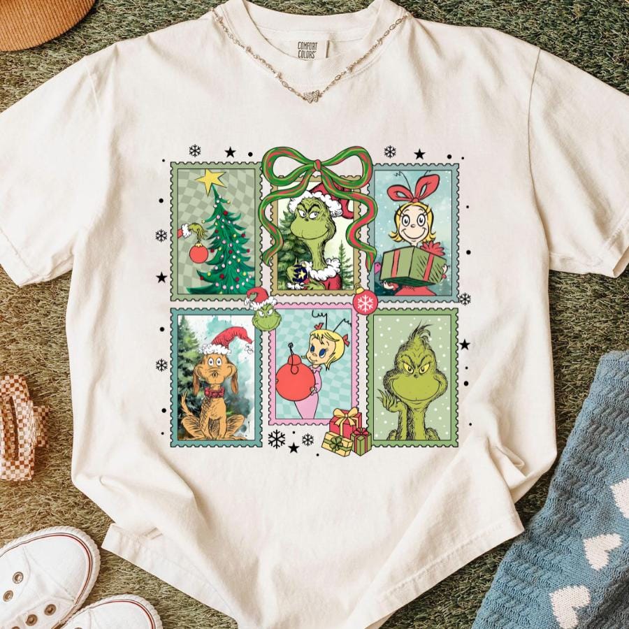 Retro Grinch Christmas Movie PNG, Grinchmas Vintage Green Guy ...