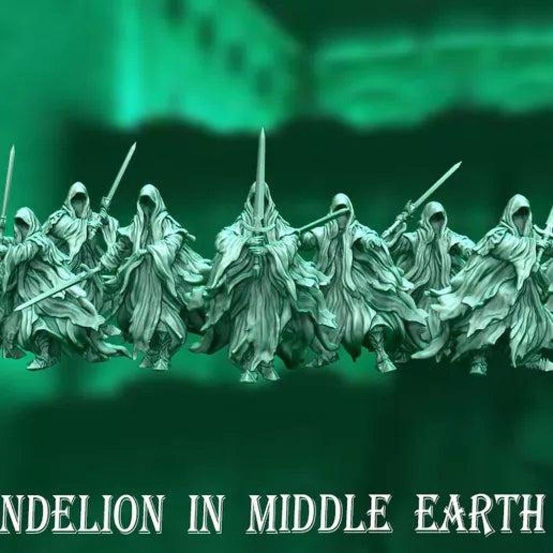 Ring Wraith's of the Dark Lord | 28mm 3D Printed Tabletop Miniatures ...