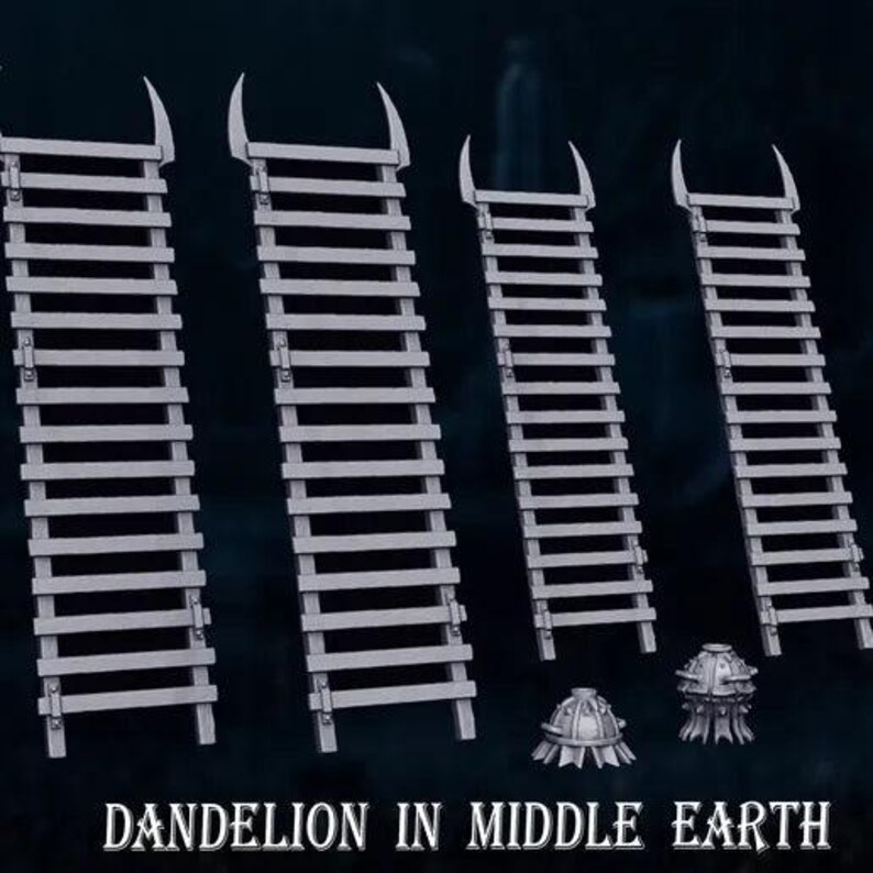 Siege Weapons of Forked Fortress | 28mm 3D Printed Tabletop Miniatures ...