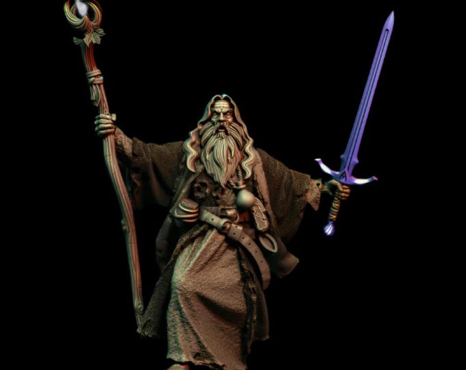 Wizard Set - STL Miniatures - Wargaming D&d Dnd - Etsy