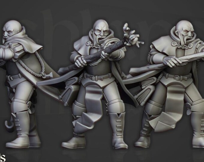 Wizard Set - STL Miniatures - Wargaming D&d Dnd - Etsy