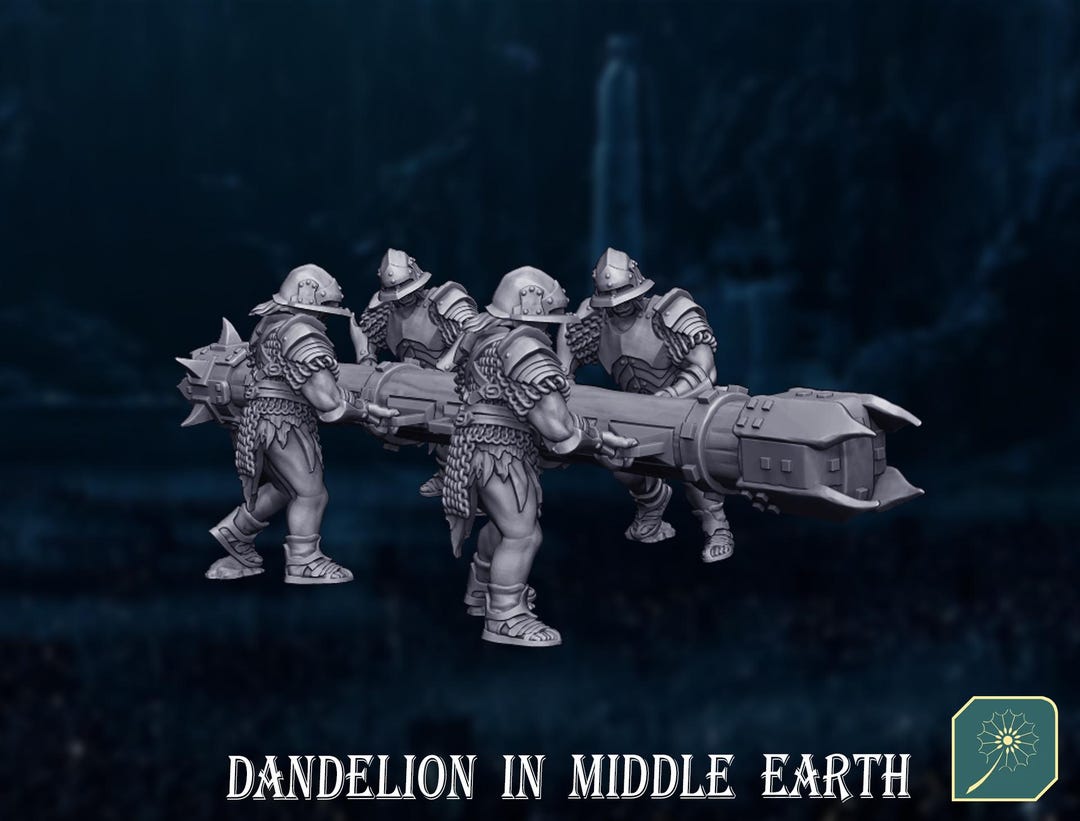 Siege Ram of Forked Fortress 28mm Resin Tabletop Miniatures Dandelion ...