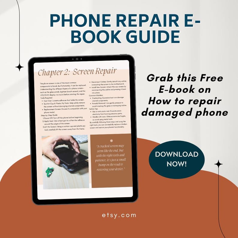Cell Phone Repair Digital E-book Shop Repair Business Management Phone ...