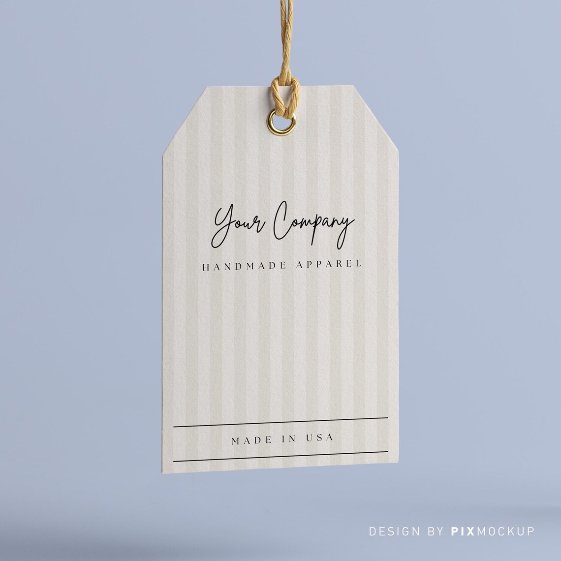 DIY Minimal Hanging Tag Template, Hang Tag Template, Editable Clothing ...