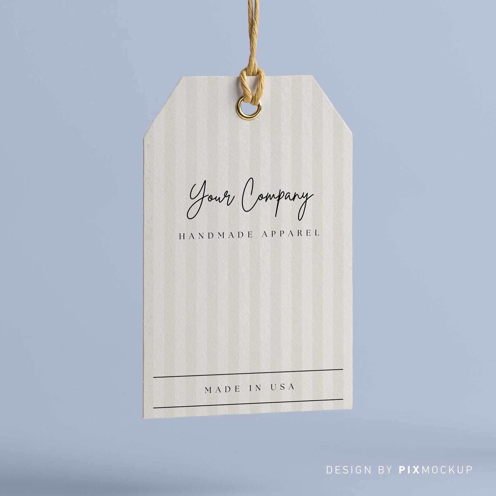 DIY Minimal Hanging Tag Template, Hang Tag Template, Editable Clothing ...