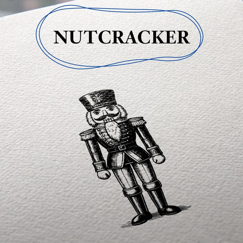 Vintage Nutcracker Clipart Set, Christmas Vector Bundle (svg, Png, Eps ...
