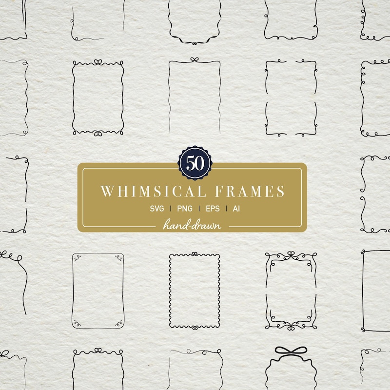 Doodle Border - Etsy