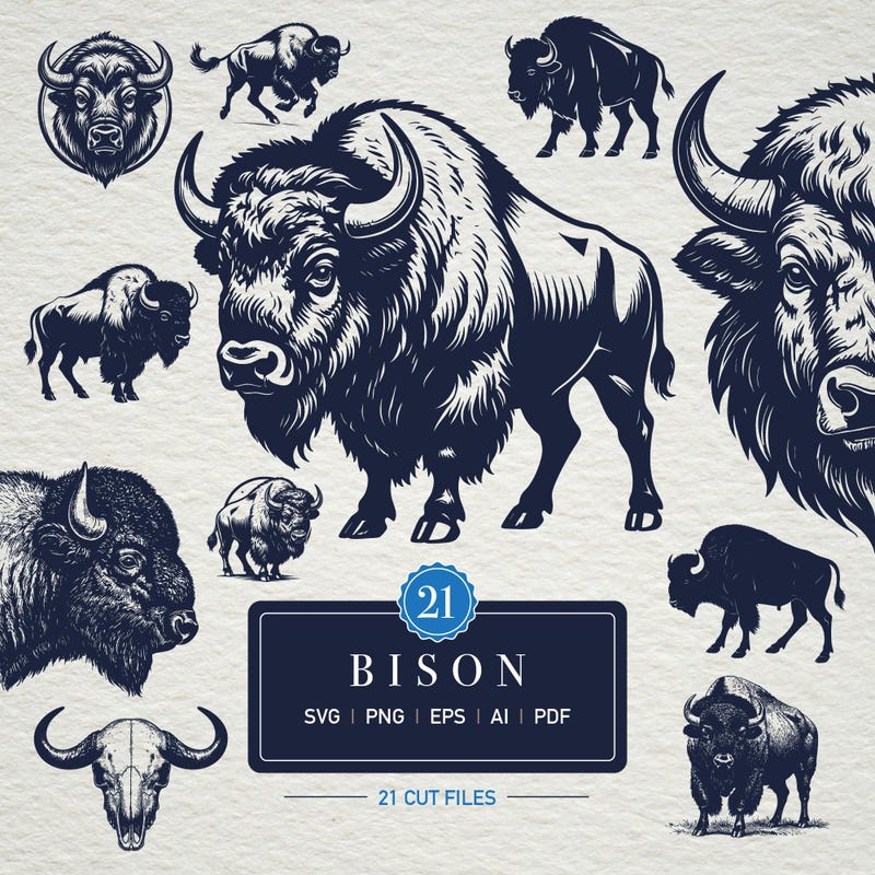 Buffalo Svg - Etsy