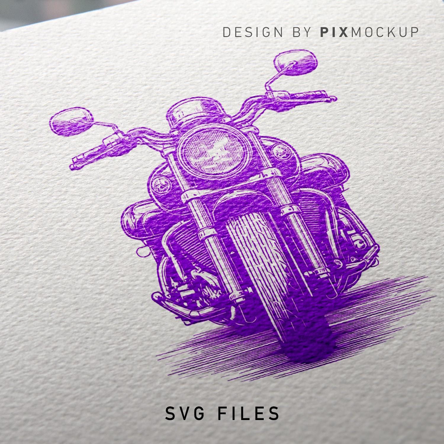 Vintage Motorcycle SVG Bundle Cut Files Cricut PNG Retro Motorcycle 6 ...