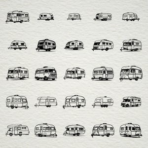 Camper SVG Bundle: 25 Camping & RV Designs (digital Download) - Etsy