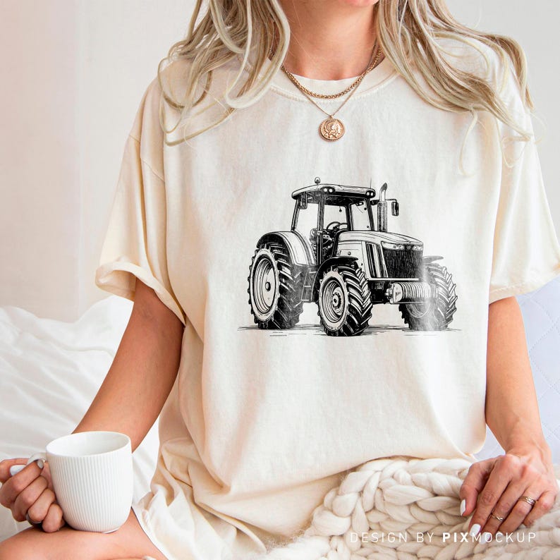 Vintage Tractor SVG Bundle Cut Files Cricut PNG Farm Tractor 12 Vintage ...