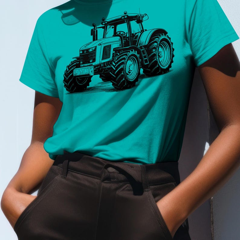 Vintage Tractor SVG Bundle Cut Files Cricut PNG Farm Tractor 12 Vintage ...