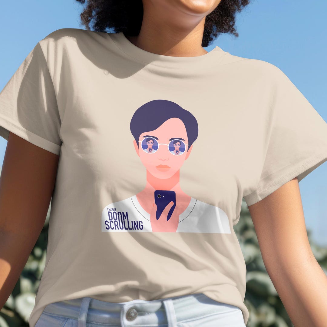 Doomscroll Tshirt PNG, Doomscrolling, Doom Scroll Design, Sublimation T ...
