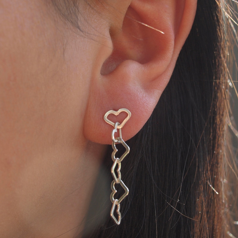 Chain Earrings - Etsy