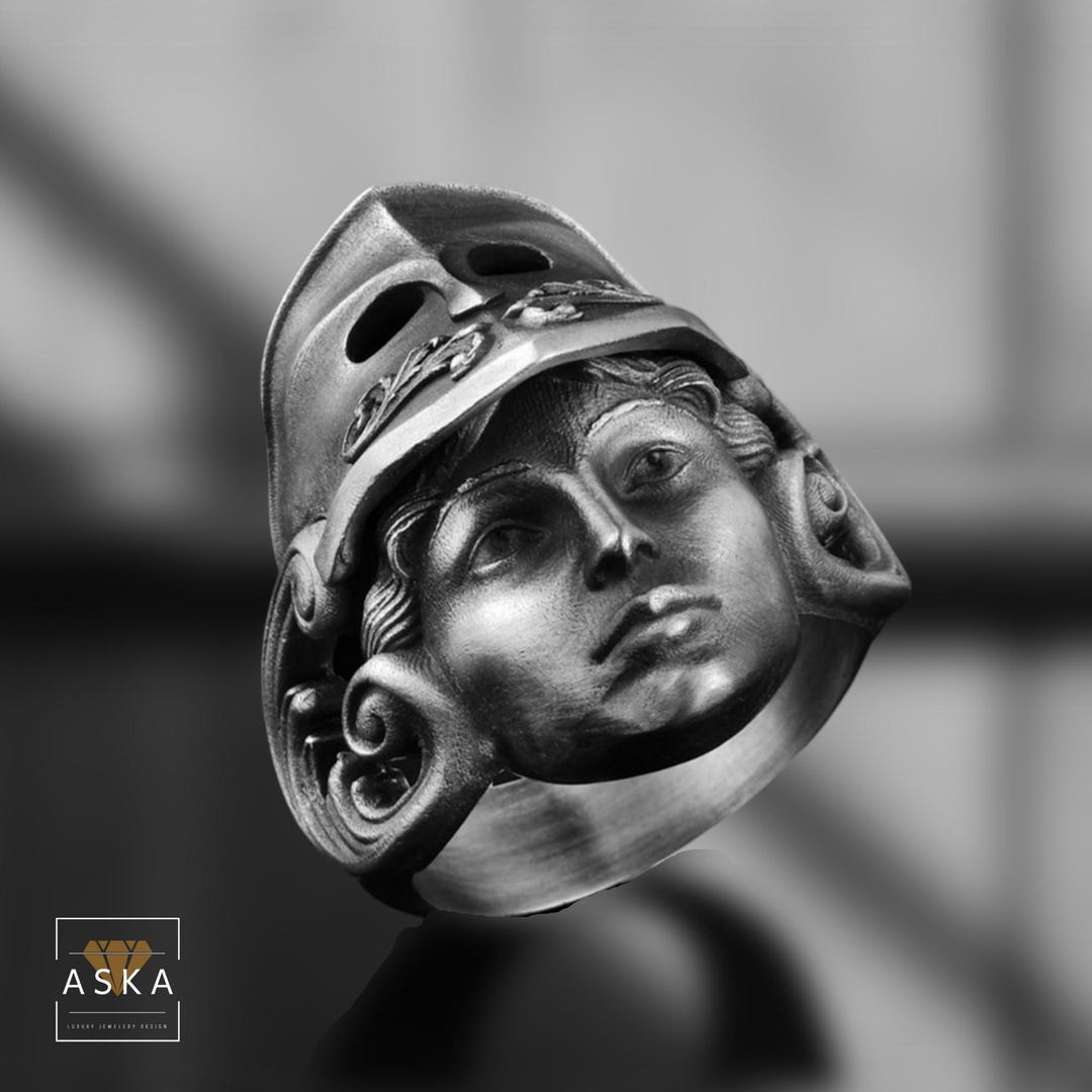 Greek Goddess Athena 925 Sterling Silver Necklace, Greek Mythology ...