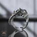 Winged Dragon Wrap Ring: Handmade 925 Sterling Silver Gothic Jewelry - Etsy